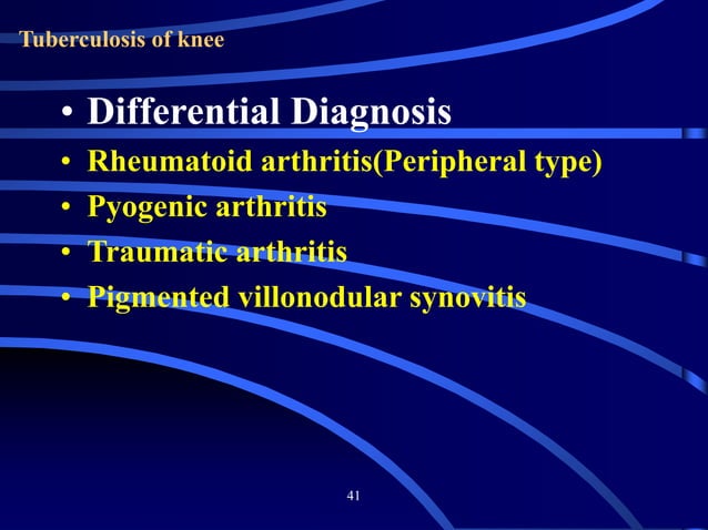 Tuberculosis of Bone and Joint.ppt | Bone and Joint Conditions ...