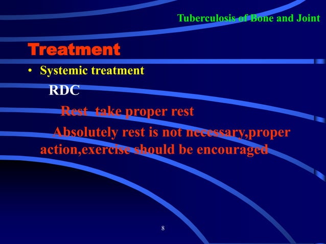Tuberculosis of Bone and Joint.ppt | Bone and Joint Conditions ...