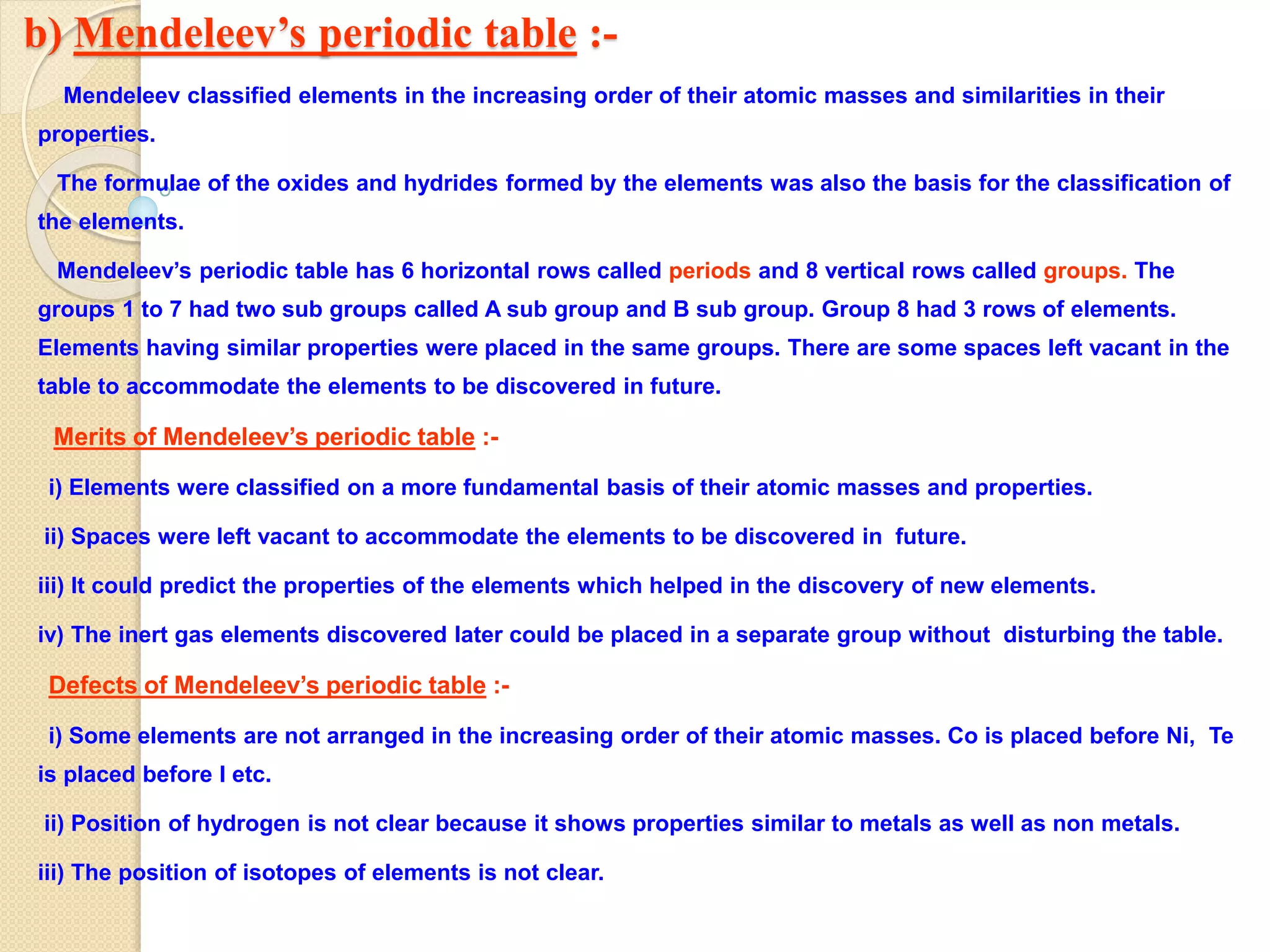 5. periodic classificaton of elements.pptx | Chemistry | Science
