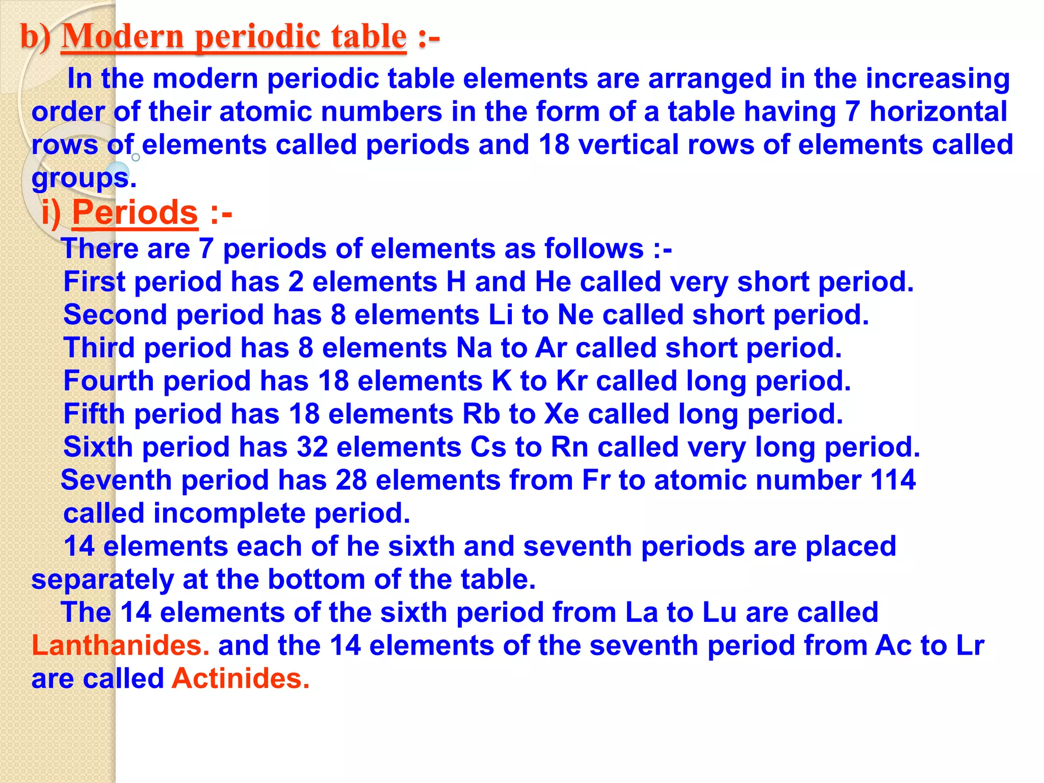 5. periodic classificaton of elements.pptx | Chemistry | Science