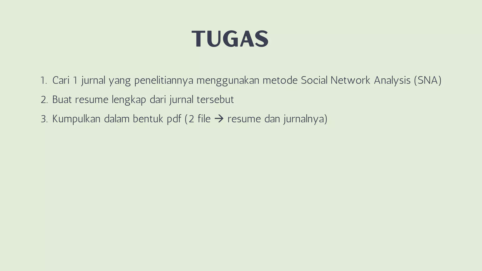 5 Social Network Analysis Sna 1 Pdf