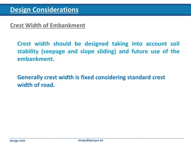Road-design-standards-for-LGED.pptx | Civil Engineering Industry ...