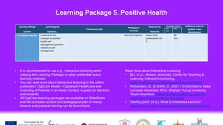 Positive Health. DigiCare Learning Package 5.pptx