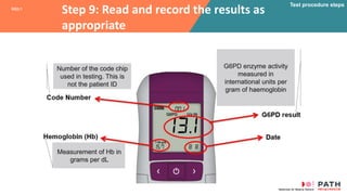 5.1. How to perform a quantitative G6PD test.pptx