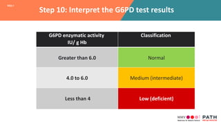 5.1. How to perform a quantitative G6PD test.pptx