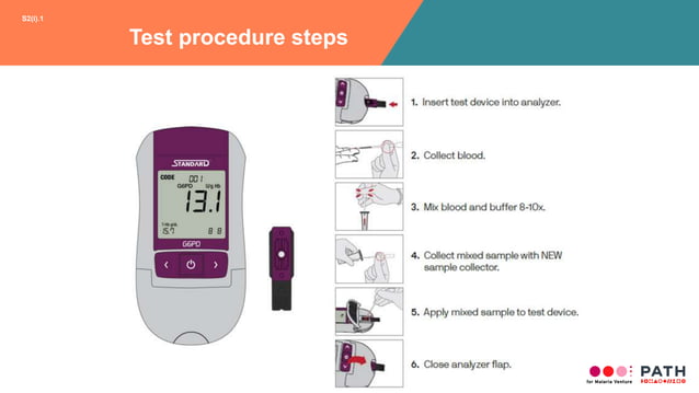 5.1. How to perform a quantitative G6PD test.pptx | Blood Disorders ...