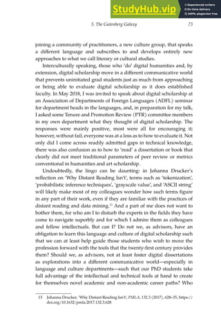 5. The Gutenberg Galaxy Will Be Pixelated Or How To Think Of Digital Scholarship As The Present ...