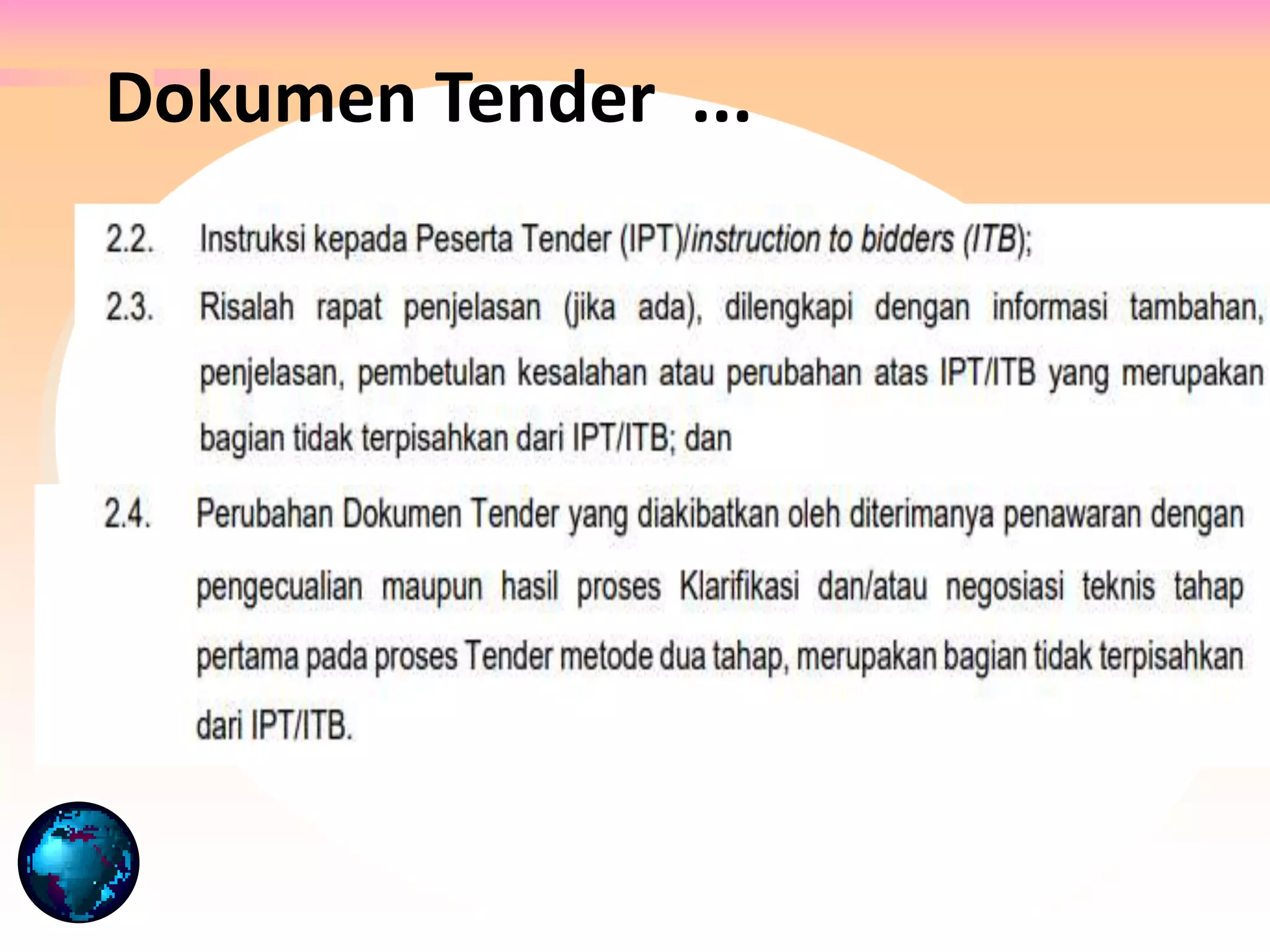 Pocurement Process _ di SKK Migas_ Training "Proses TENDER & Perhitungan TKDN". | PPTX