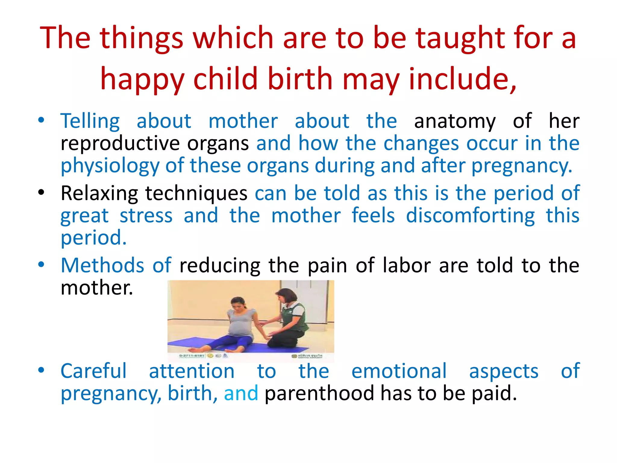 Education for childbirth | PPTX