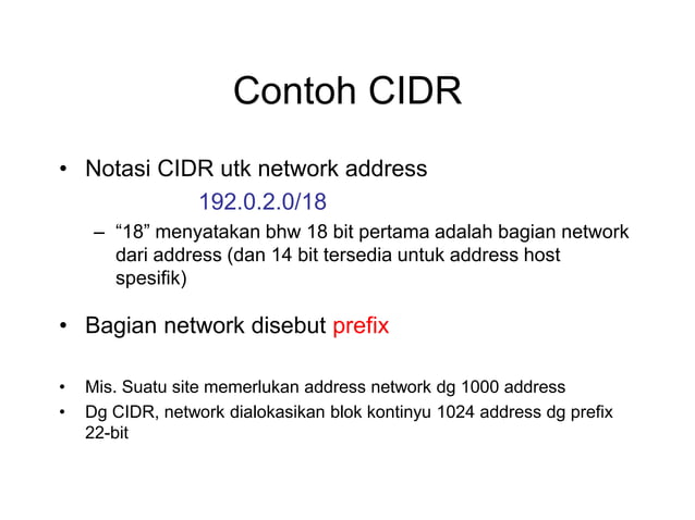 5. CIDR VLSM.ppt