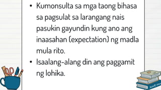 5. 1.Mga Hakbang sa Pagsulat ng Iba’t Ibang Akademikong Pagsulat.pptx