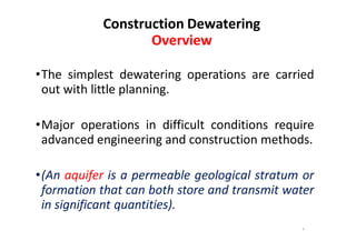 5. Dewatering.pdf | Scuba Diving | Extreme Sports