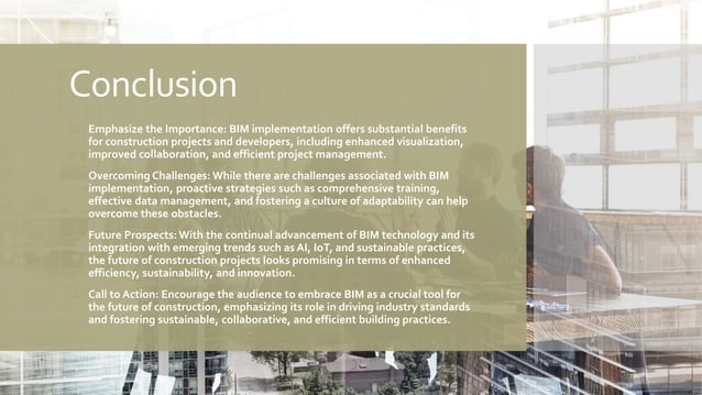 BIM Implementation for Construction Projects and Developers | PPT