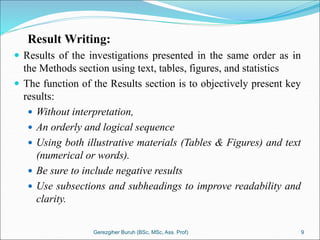 5. Result writing.ppt