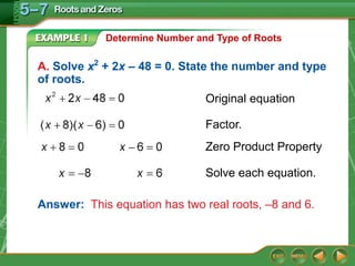 5.7 Interactive Classroom Roots and Zeros.ppt