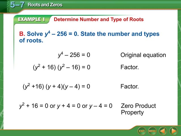 5.7 Interactive Classroom Roots and Zeros.ppt
