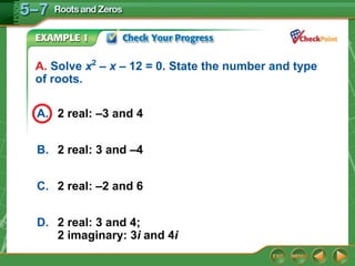 5.7 Interactive Classroom Roots and Zeros.ppt