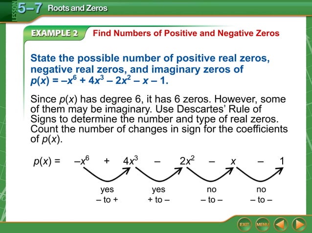 5.7 Interactive Classroom Roots and Zeros.ppt