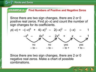 5.7 Interactive Classroom Roots and Zeros.ppt