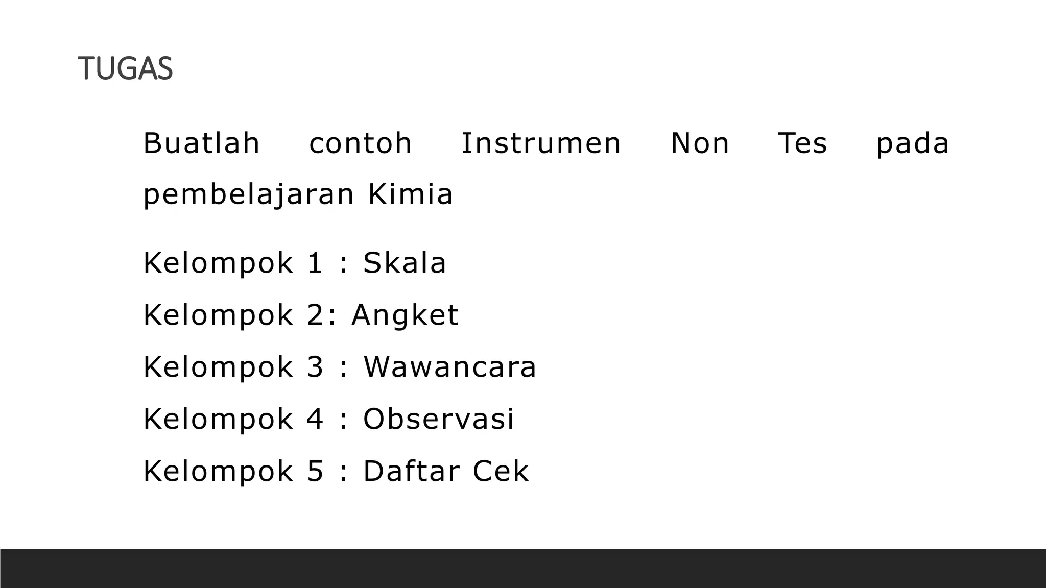 5. Instrumen Evaluasi Non Tes.pptx