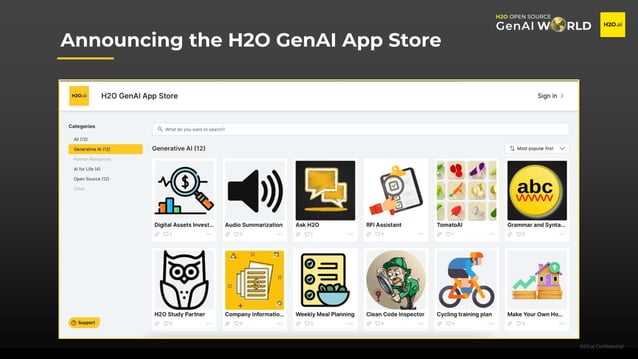 Building Custom GenAI Apps at H2O | PPT
