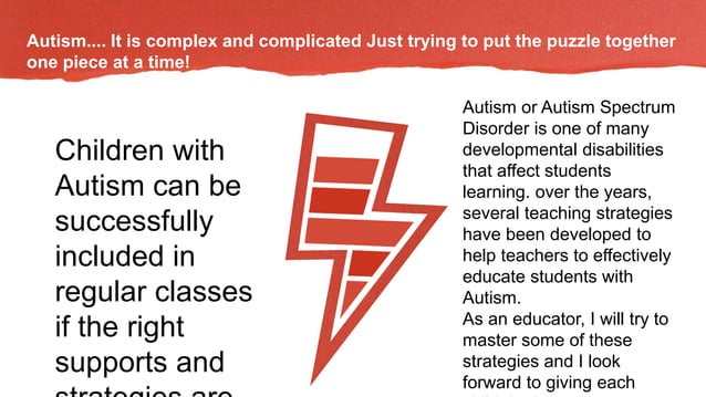 Adaptation for autistic students | PPT