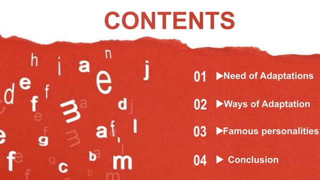 Adaptation for autistic students | PPT | Free Download