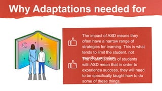 Adaptation for autistic students | PPT | Free Download