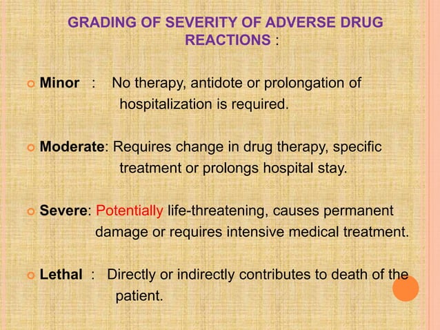 Adverse drug reaction ,pharmacy practice | PPT | Pharmaceutical ...