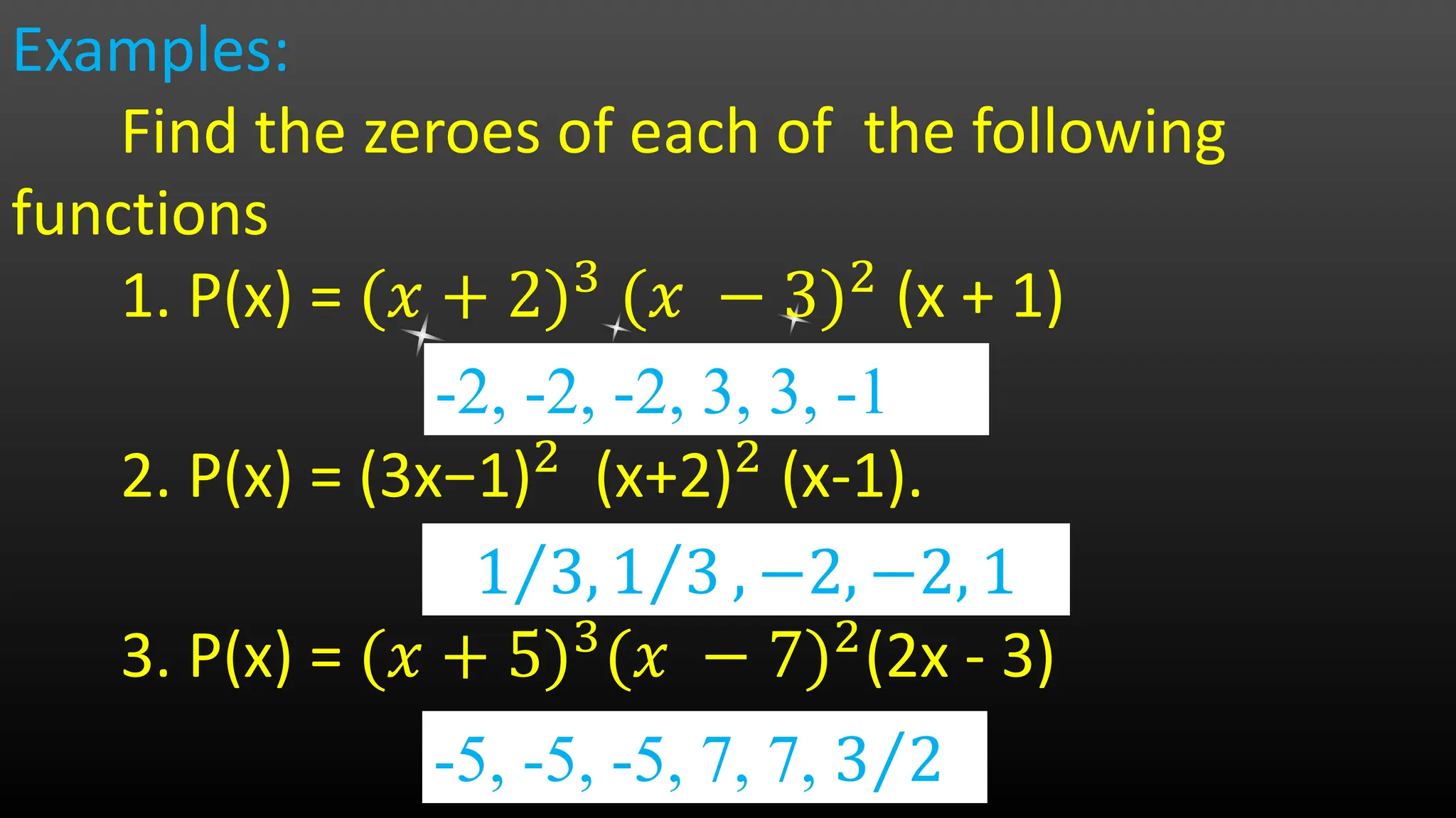 Zero Theorem and Rational Roots Presentation | PDF