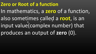 Zero Theorem and Rational Roots Presentation | PDF