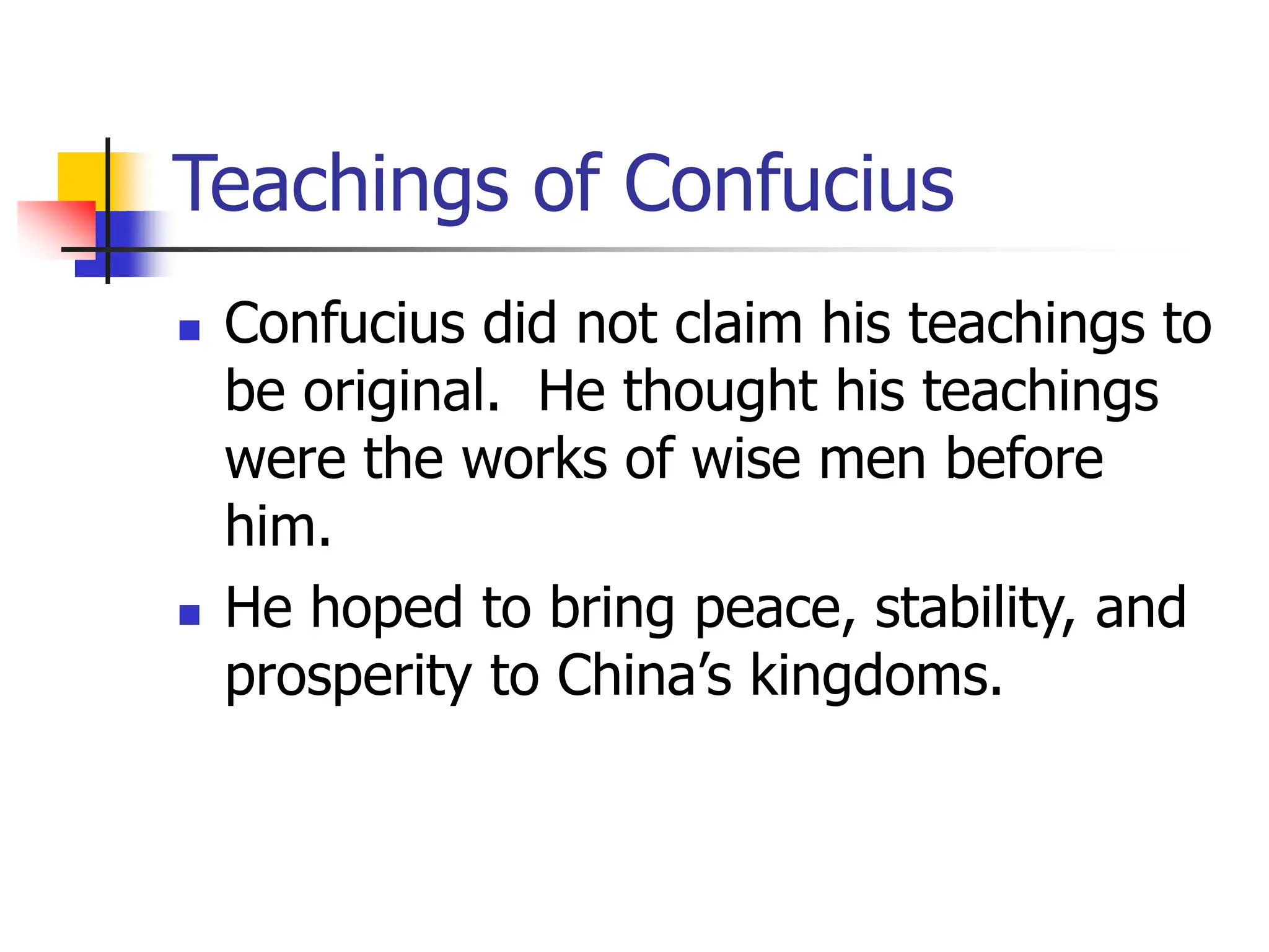 5.2_Confucius and His Teachings.ppt