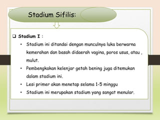 Sifilis Penyakit Menular Seksual ....pptx