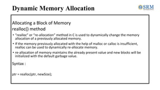 Data Structure - Dynamic Memory Allocation | PDF | Programming Languages | Computing