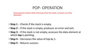 Stack in Data Structure | PPT