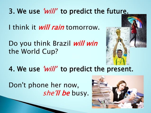5. futuro simple en inglés, Will - BE Going to.pptx