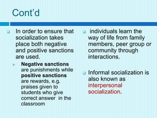 5. Socialization process, social mobility and social change.pptx ...