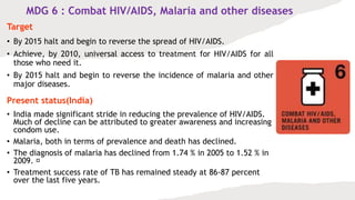 Millennium Development Goals of Community Health Nursing | PPTX