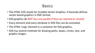 5. SVG.pptx | Web Design and HTML | Internet