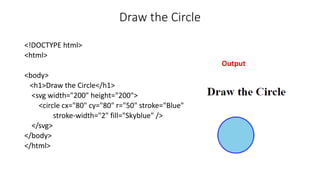 5. SVG.pptx | Web Design and HTML | Internet