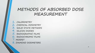5. Measurement of Absorbed Dose in Radiation Oncology.pptx