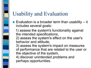 Usability and evolution Human computer intraction.ppt