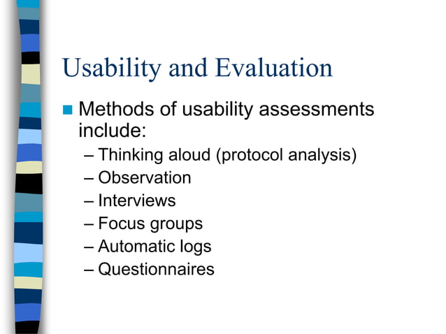 Usability and evolution Human computer intraction.ppt