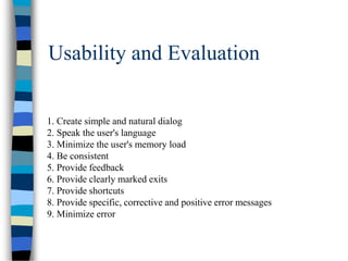 Usability and evolution Human computer intraction.ppt