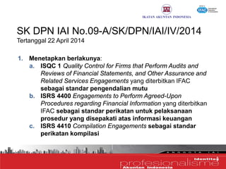 5. IAI - Pengendalian Mutu (Final) Audit | PDF