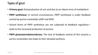 Nucleotide metabolism .biochemistry lecture | PPTX