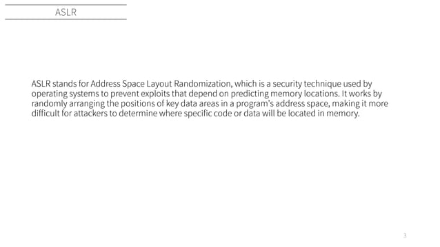 CAUtion pwnable study 5. ASLR and PIE, RELRO.pptx