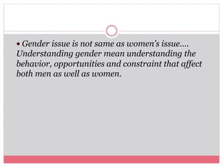 Gender Issues.ppt download by Akshit Jain | PPT