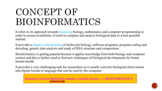 5. BIOINFORMATICS.pptx B.Pharm sem 2 Computer Applications in Pharmacy | PPTX