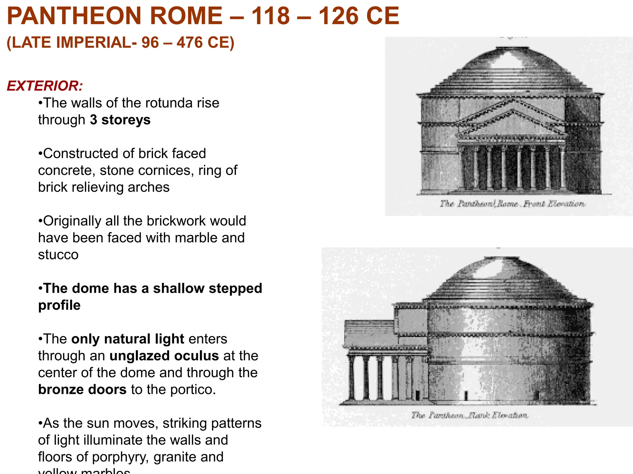 ROMAN ARCHITECTURE Sanctuaries, Temples Forums, Basilicas & related ...
